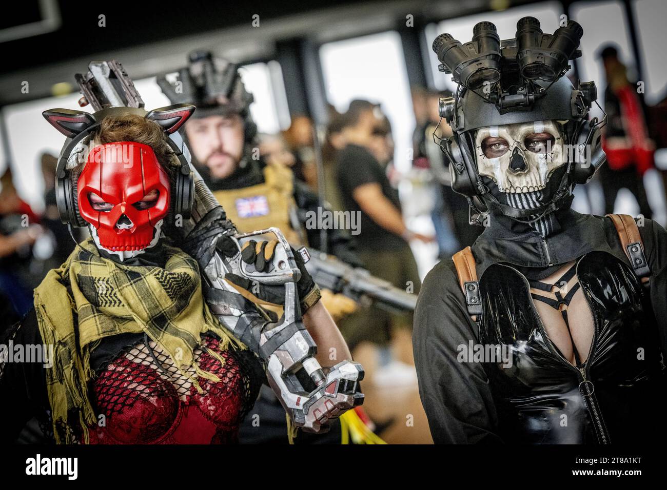 UTRECHT - Visitors in cosplay costume during the winter edition of ...