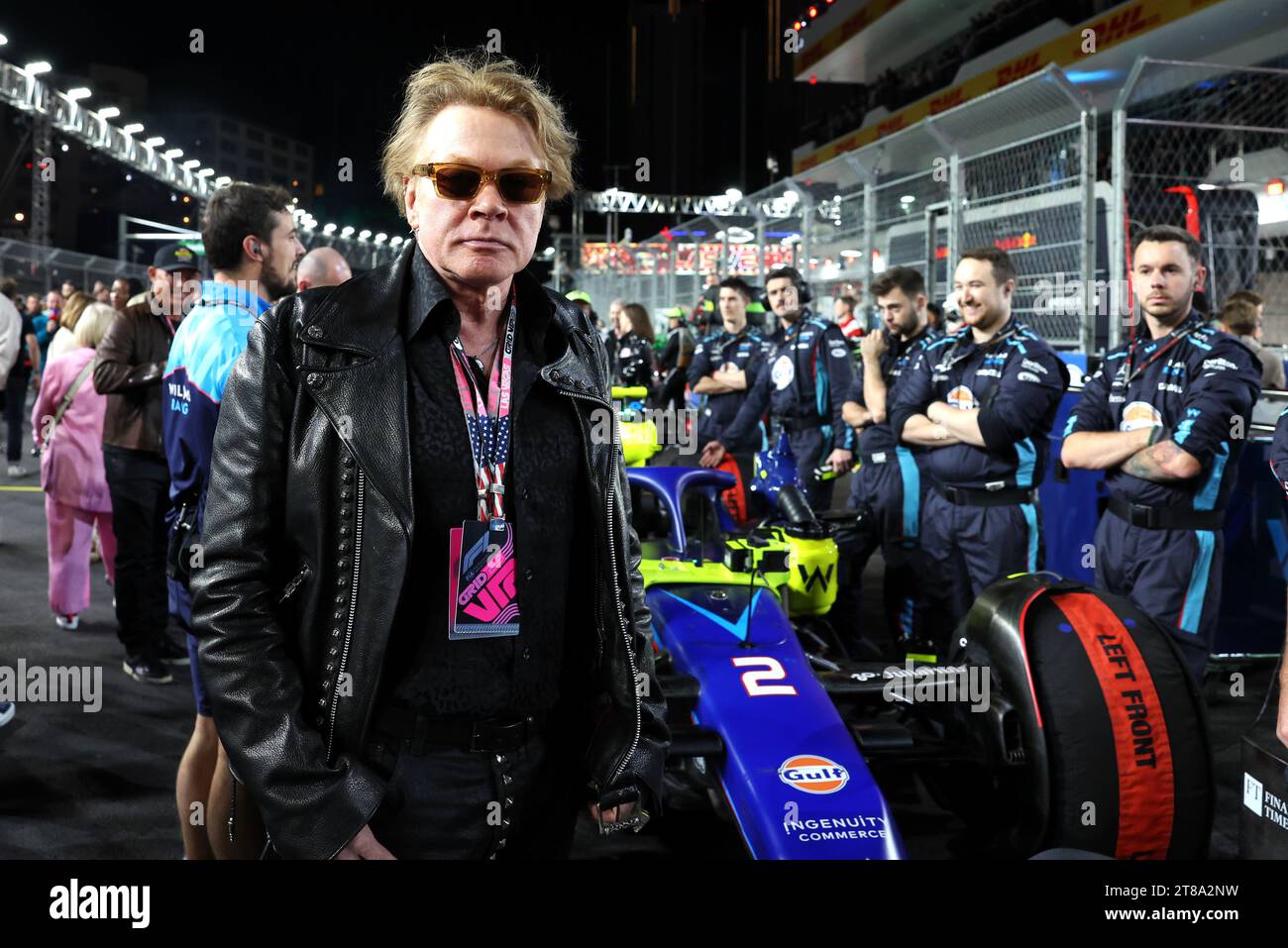 Las Vegas, USA. 18th Nov, 2023. Axl Rose (USA) Singer, with Williams ...