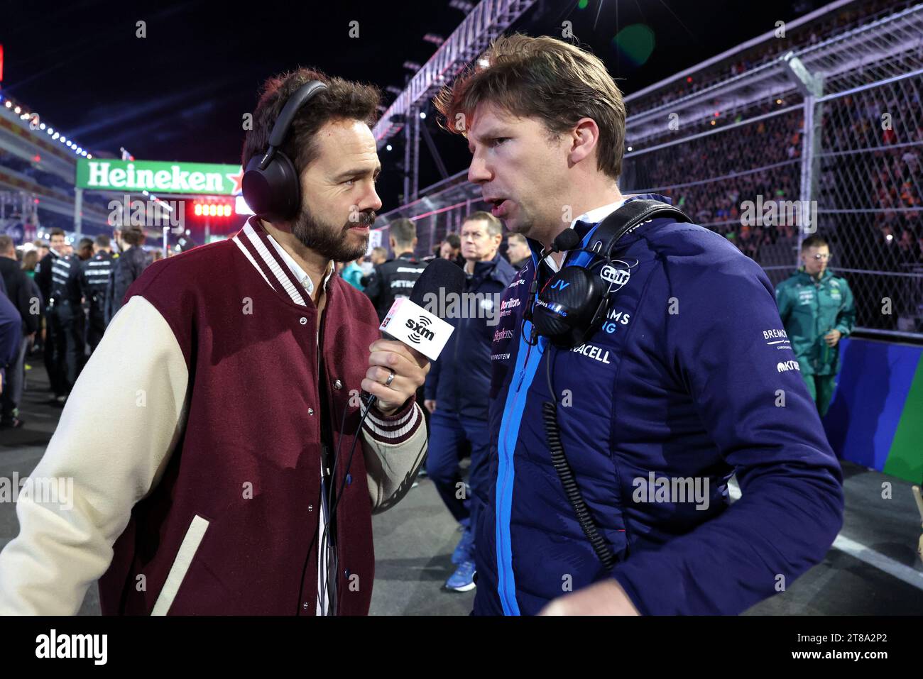 Las Vegas, USA. 18th Nov, 2023. (L to R): Chris Medland (GBR ...