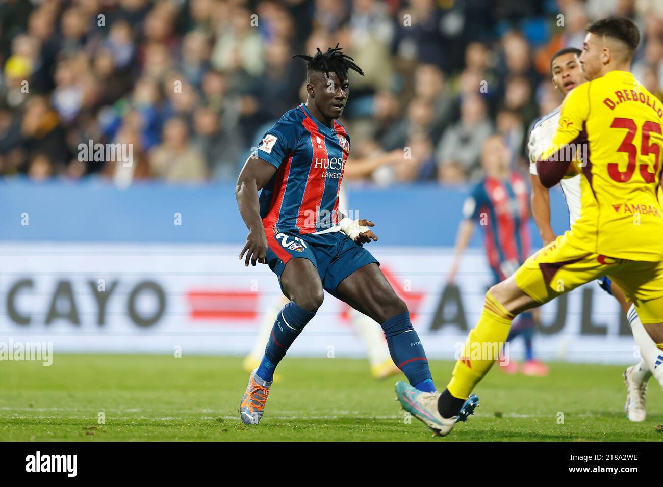 Zaragoza, Spain. 18th Nov, 2023. Samuel Obeng (Huesca) Football/Soccer ...