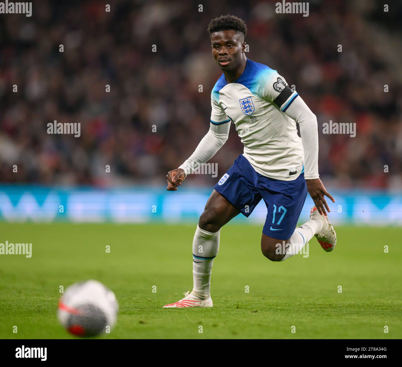 Bukayo saka england 2023 wembley hi-res stock photography and images ...