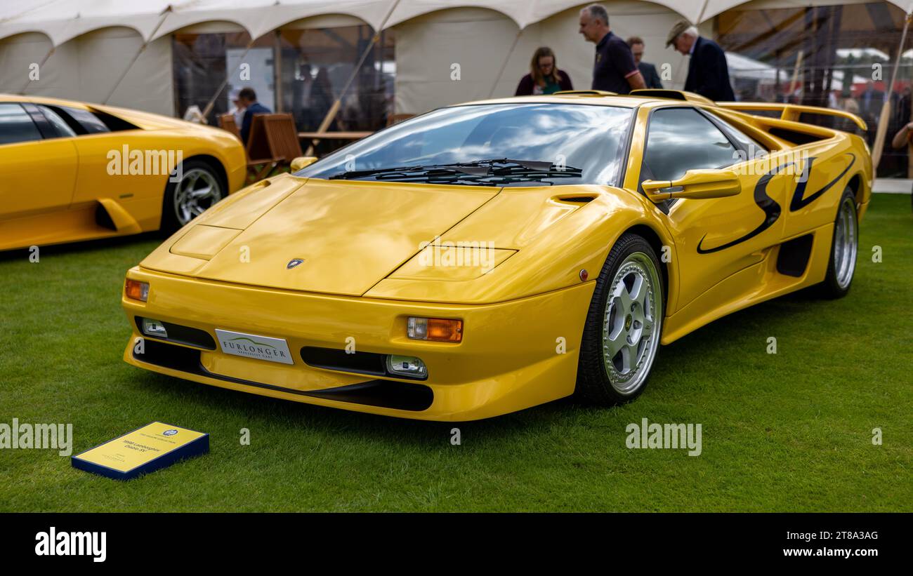 1993 Lamborghini Diablo SV, on display at the Salon Privé Concours d ...