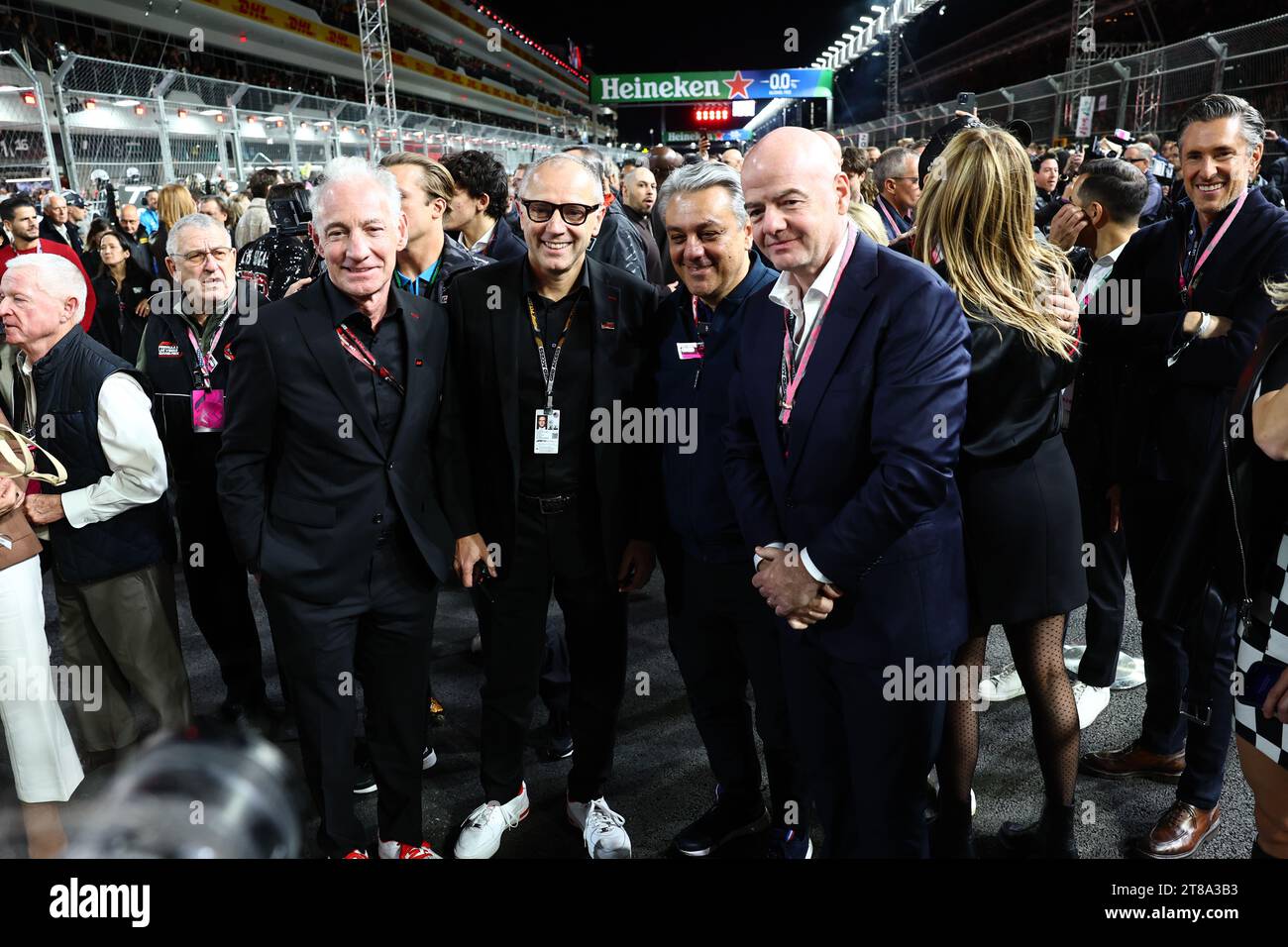 Las Vegas, USA. 18th Nov, 2023. (L to R): Greg Maffei (USA) Liberty ...