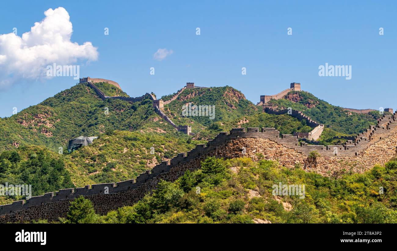 The Great Chinese Wall at Jinshanling Stock Photo - Alamy