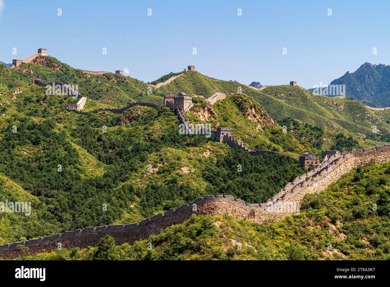 The Great Chinese Wall at Jinshanling Stock Photo - Alamy