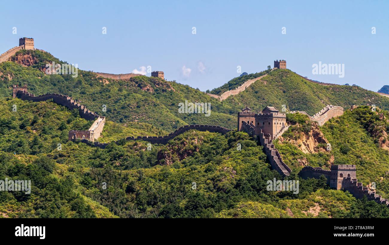 The Great Chinese Wall at Jinshanling Stock Photo - Alamy