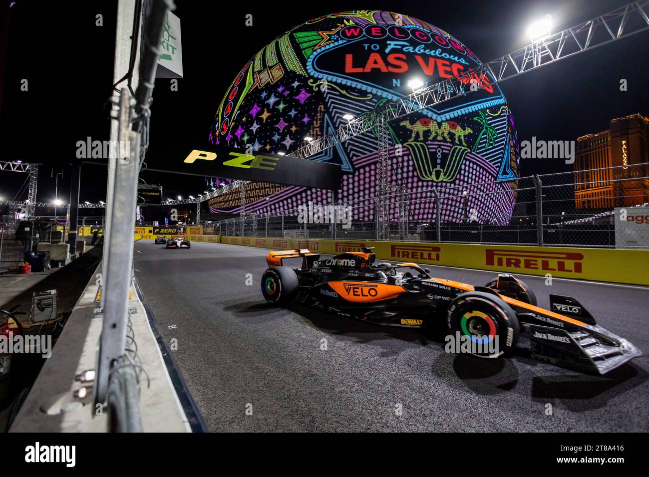 LAS VEGAS, NV - NOVEMBER 18: McLaren driver Oscar Piastri (81) of ...