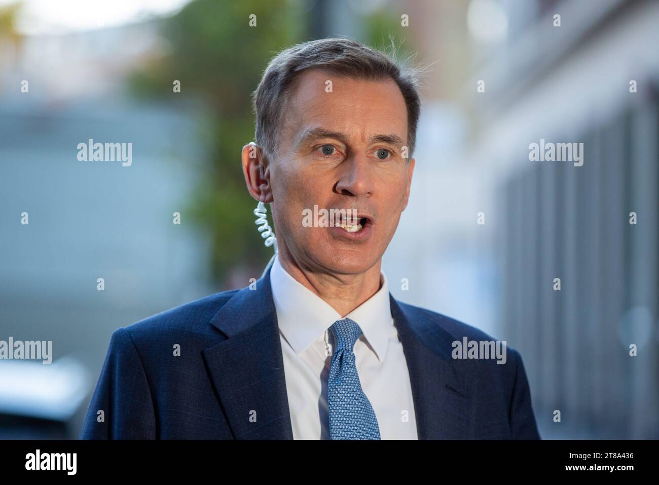 London, England, UK. 19th Nov, 2023. Chancellor of the Exchequer JEREMY ...