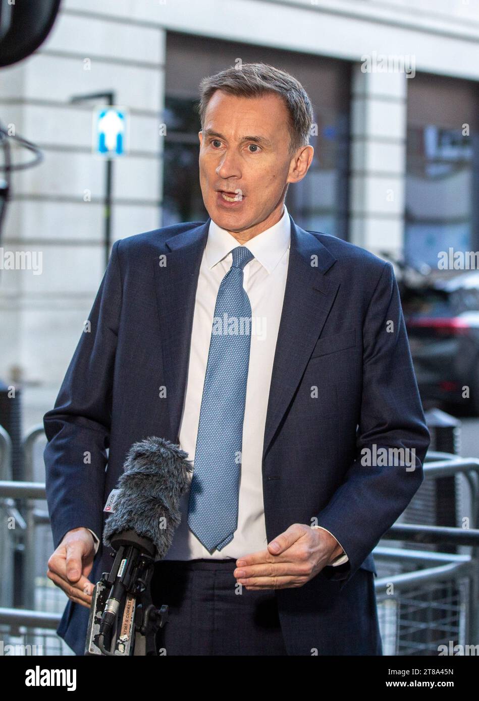 London, England, UK. 19th Nov, 2023. Chancellor of the Exchequer JEREMY ...