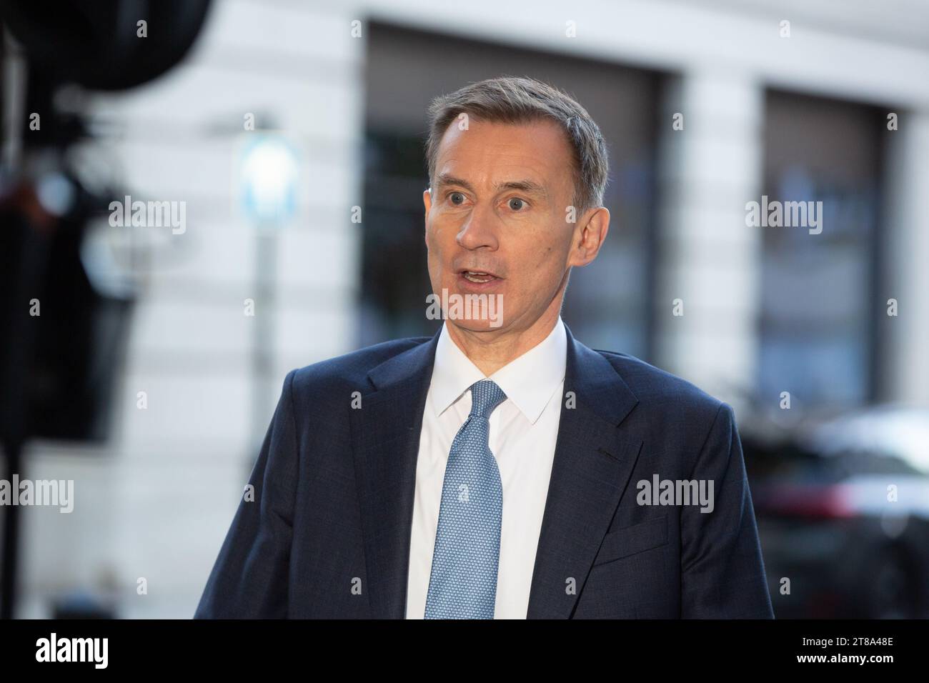 London, England, UK. 19th Nov, 2023. Chancellor of the Exchequer JEREMY ...