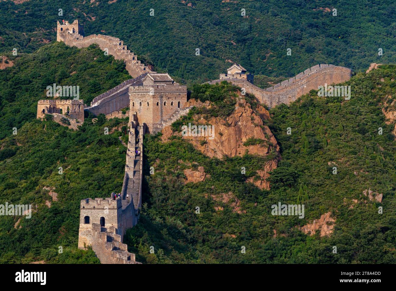 The Great Chinese Wall at Jinshanling Stock Photo - Alamy