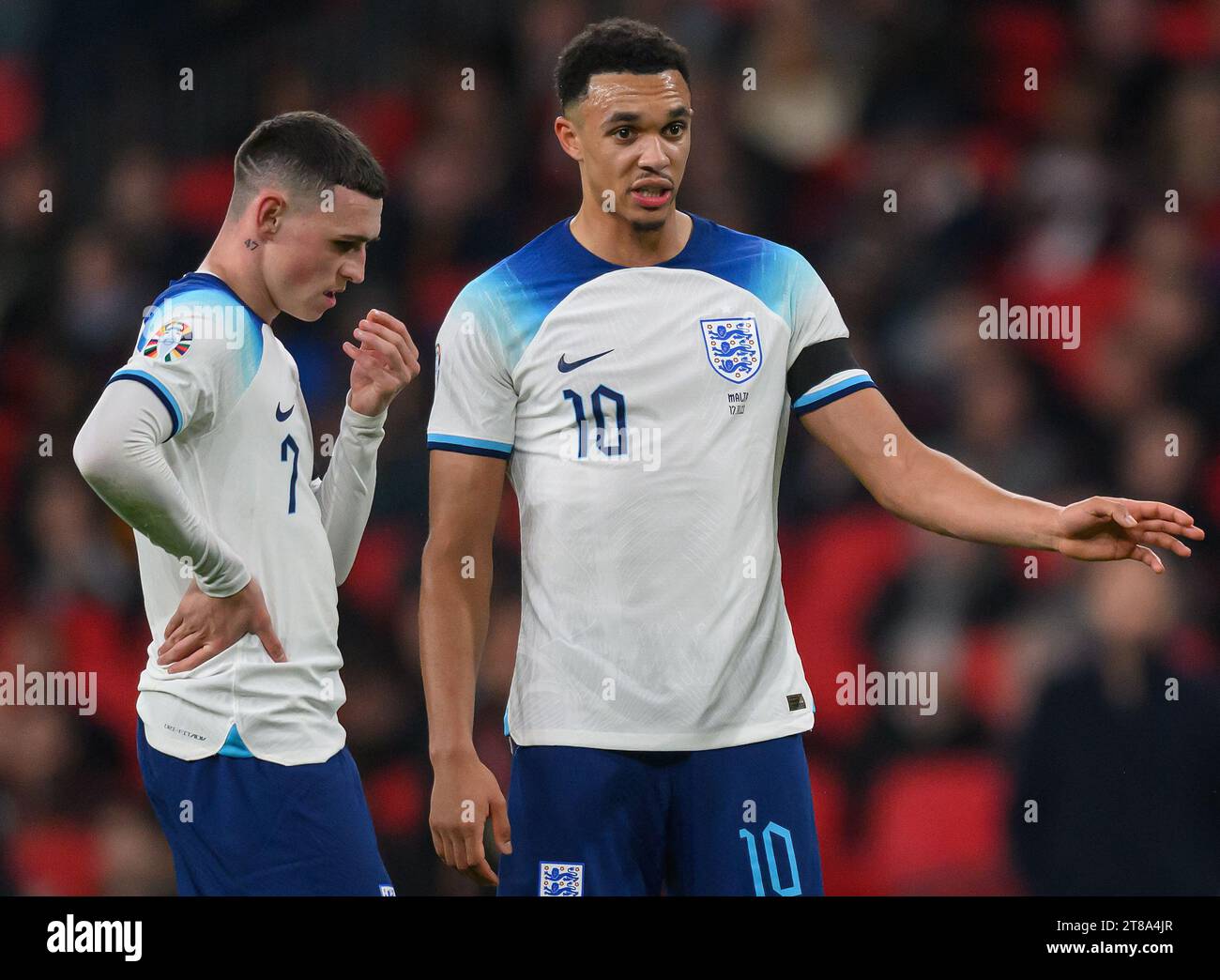 Wembley, London, UK. 17th Nov, 2023. England v Malta - Euro 2024 ...