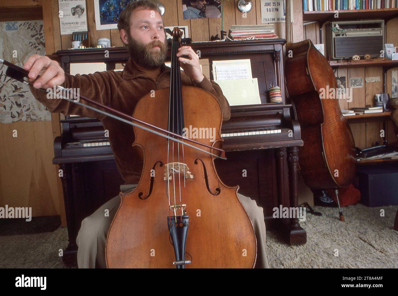 A 1983 portrait of English jazz double bassist, composer & bandleader ...