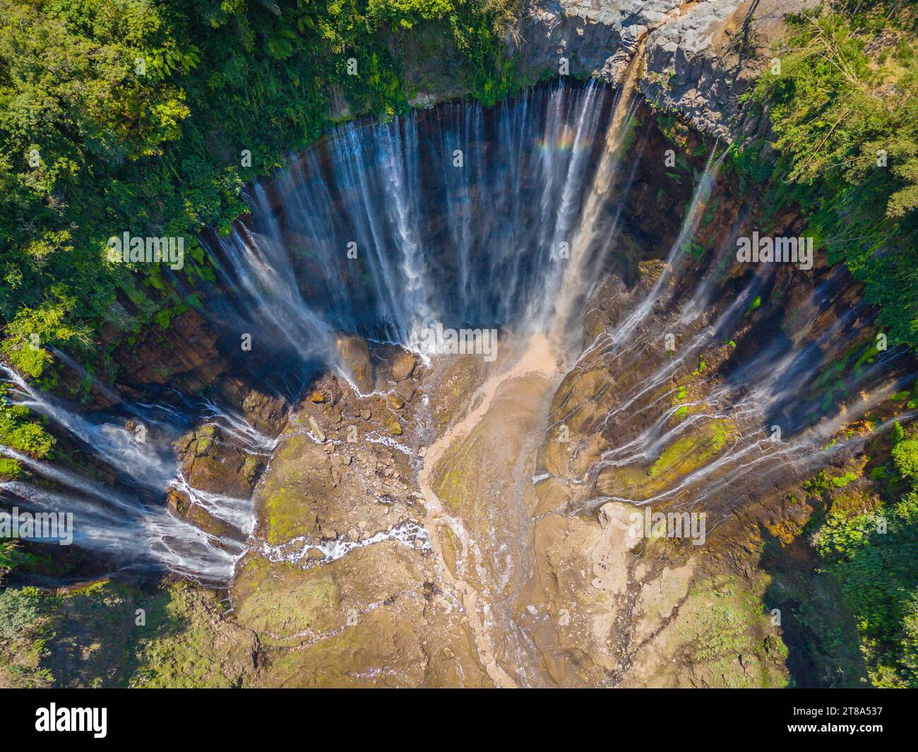 Tumpak sewu waterfall and semeru hi-res stock photography and images ...