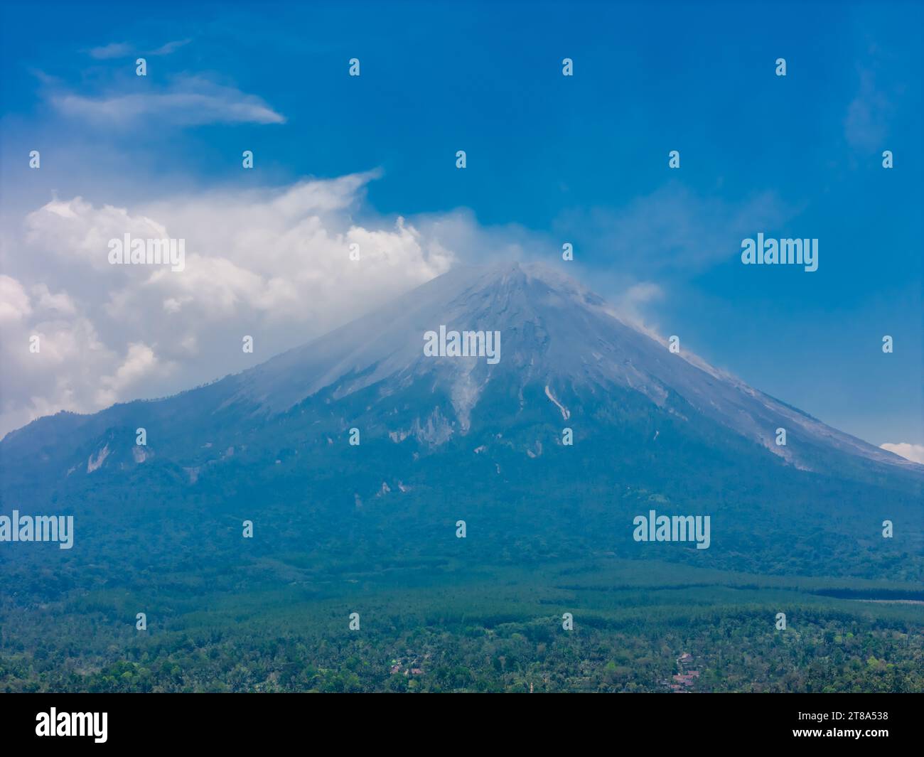 Semeru volcano rainforest hi-res stock photography and images - Alamy