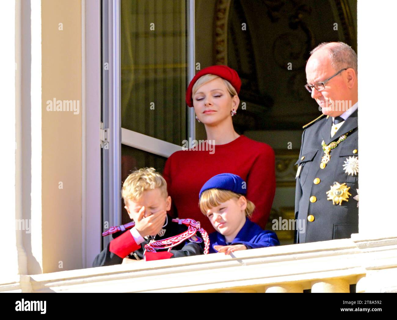Monte Carlo, Monaco. 19th Nov, 2023. Prince Albert II and Princess ...