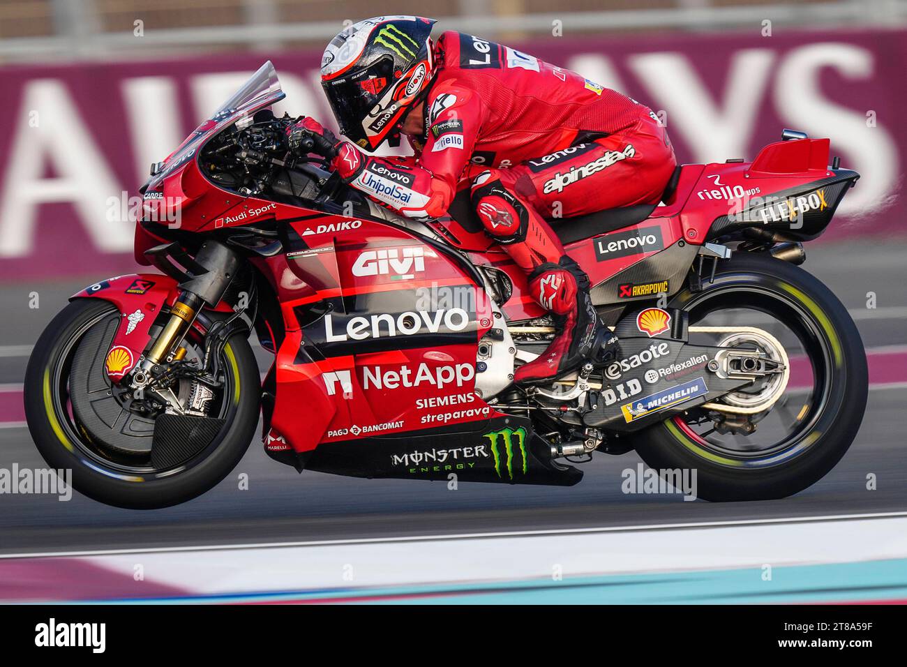 Doha, Qatar. 18th Nov, 2023. Qualifying for Qatar Grand Prix of MotoGP ...