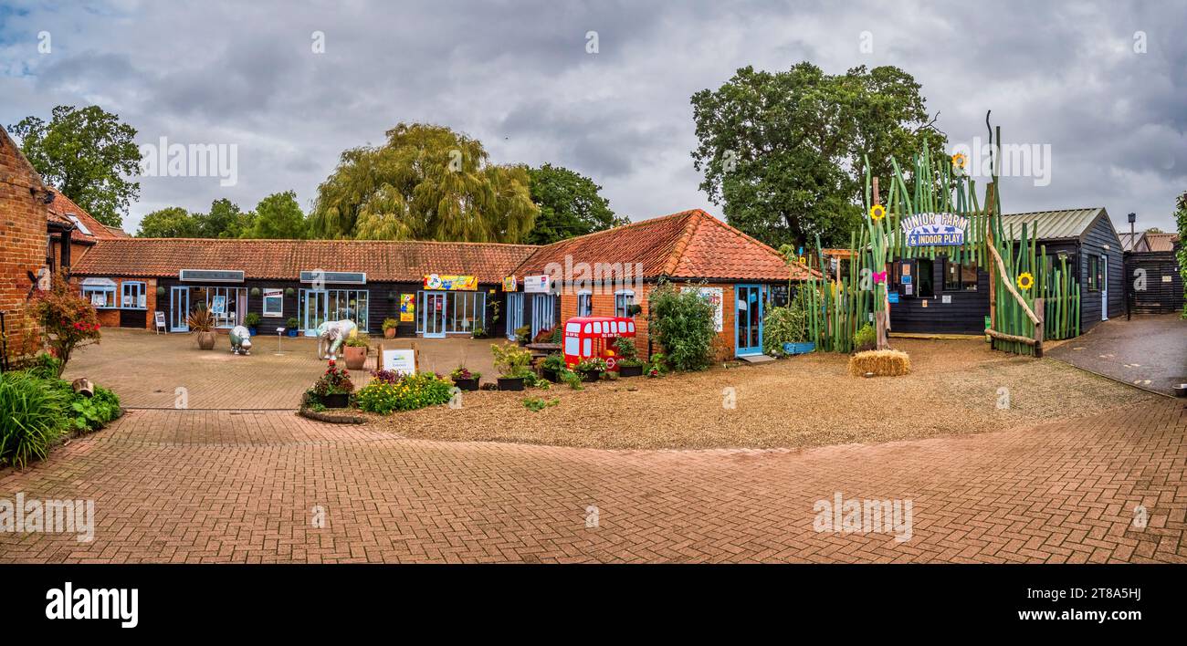 The image is of Wroxham Barns junior farm and children's fun park near ...