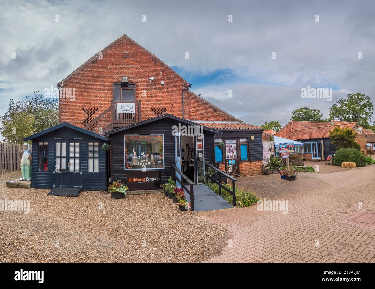 The image is of Wroxham Barns junior farm and children's fun park near ...