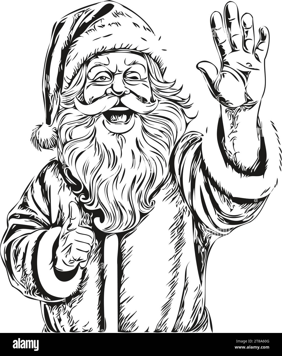 Claus festive Stock Vector Images - Alamy