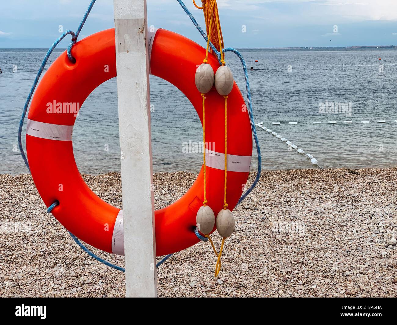 Emergency life ring station hi-res stock photography and images - Alamy