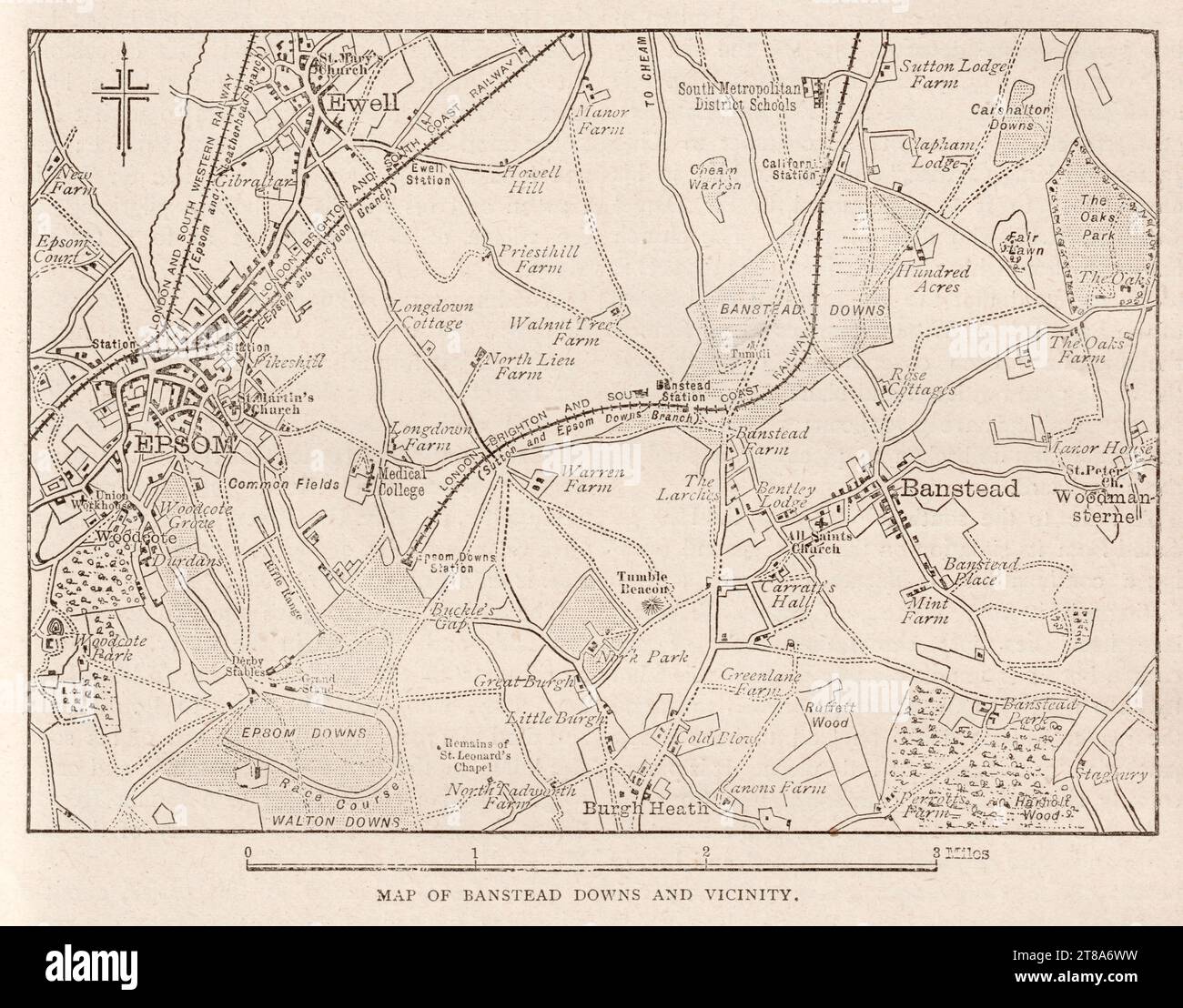 London 1898 map hi-res stock photography and images - Alamy