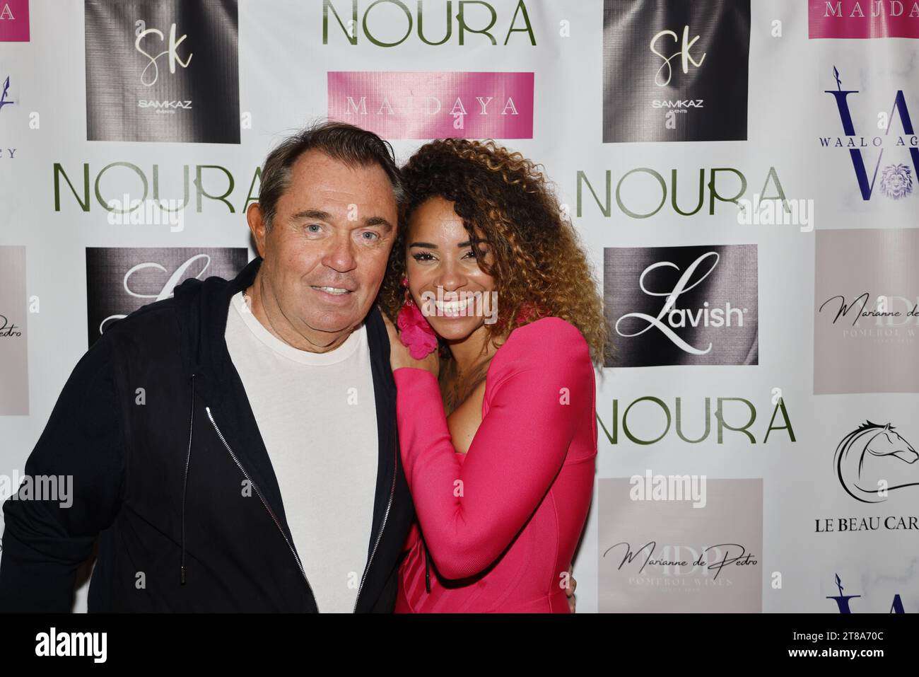 Paris, France. 18th Nov, 2023. Herve Pouchol and Alicia Fall attend ...