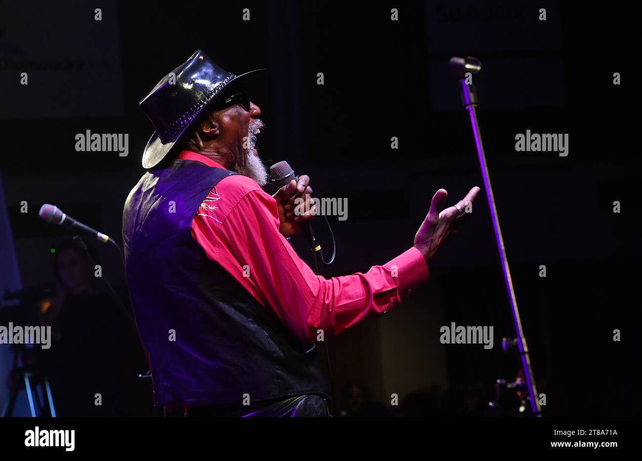 Sumperk, Czech Republic. 18th Nov, 2023. American singer Robert Finley ...