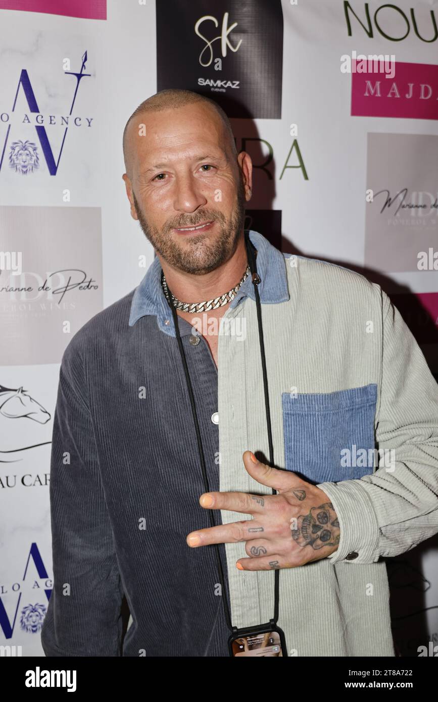 Paris, France. 18th Nov, 2023. David Marin attends Majda Sall show ...