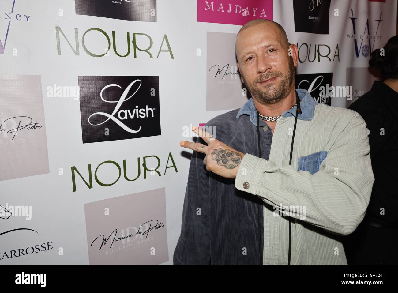 Paris, France. 18th Nov, 2023. David Marin attends Majda Sall show ...