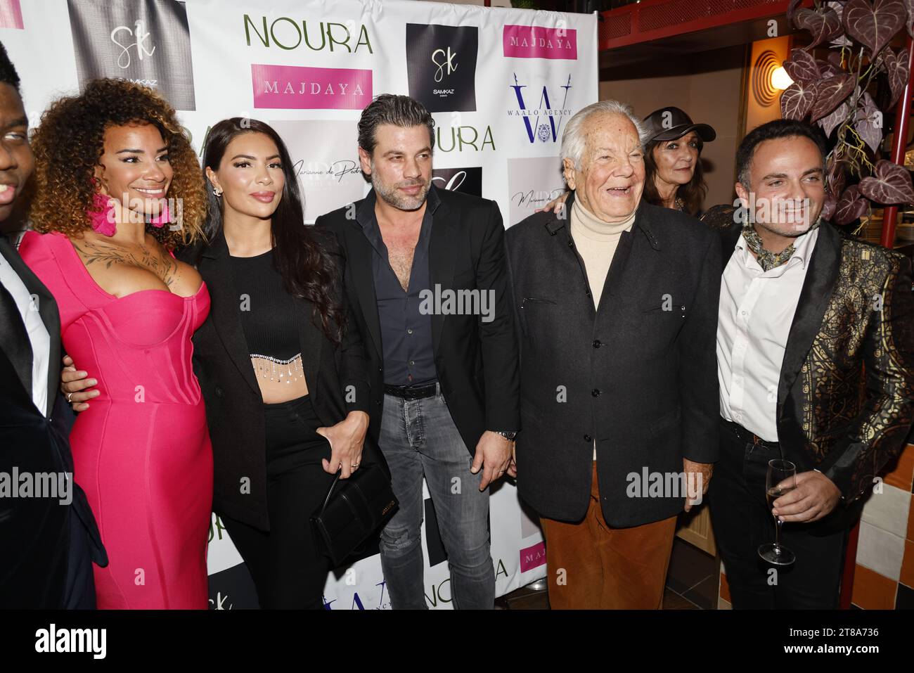 Paris, France. 18th Nov, 2023. Alicia Fall, Majda Sall, a guest ...