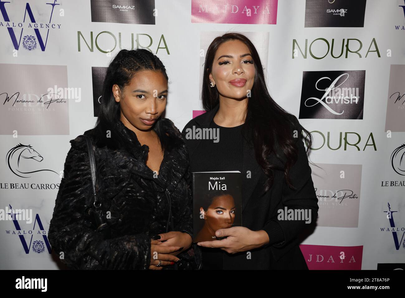 Paris, France. 18th Nov, 2023. Majda Sall show party for her book MIA at Maison Noura on ...
