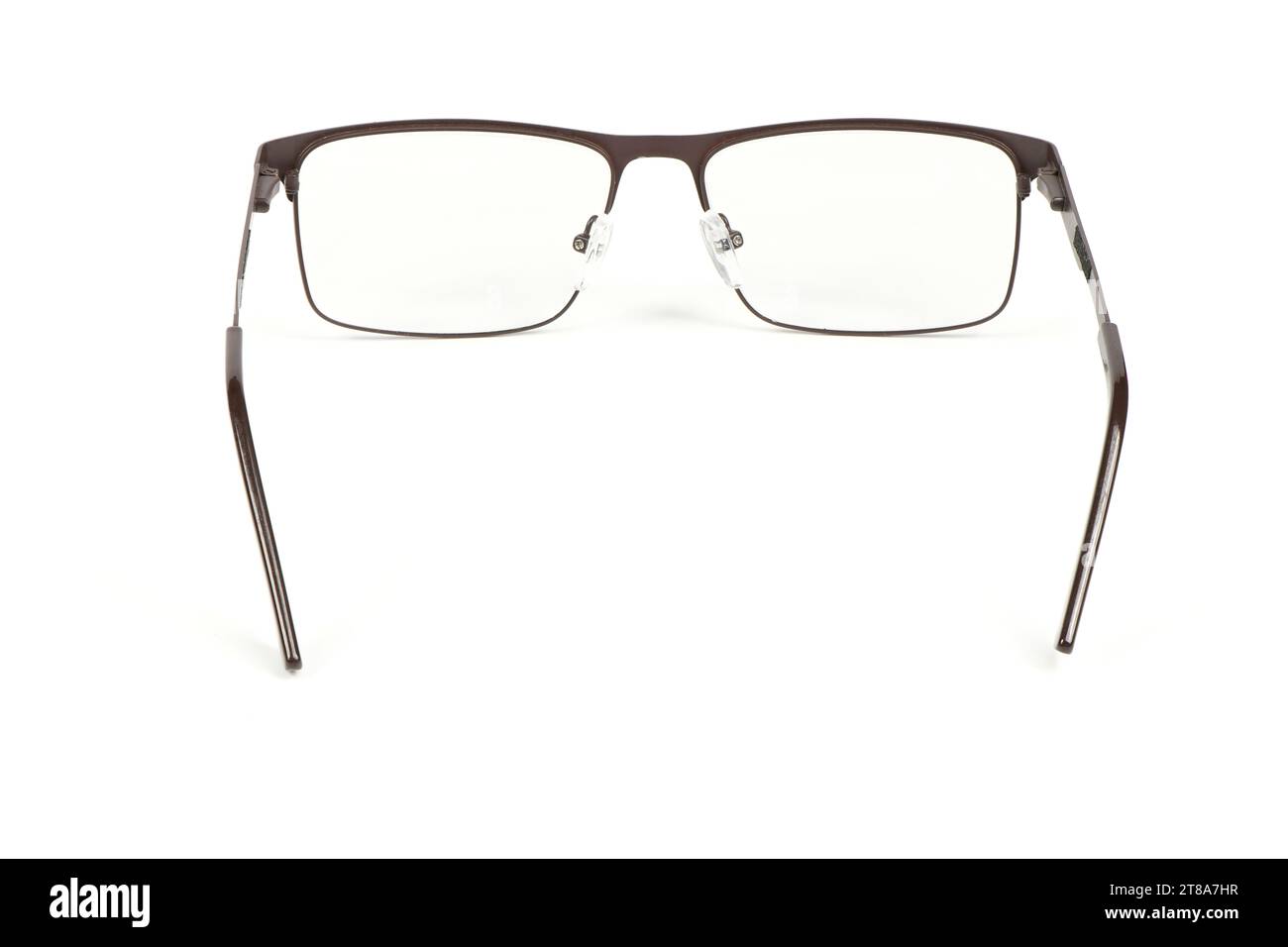 Reading glasses isolated on white background. Fashion spectacles for ...