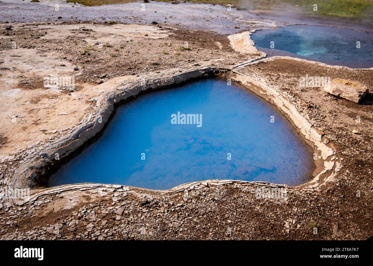 Strokkur is Iceland’s most visited active geyser. One of the three ...