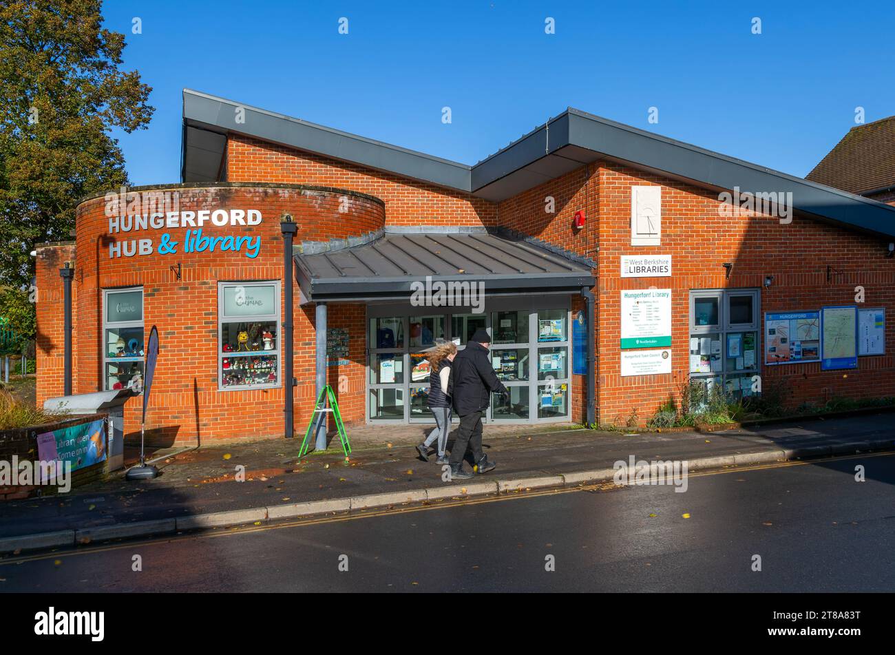 Hungerford Hub and Library building, Hungerford, Berkshire, England, UK ...