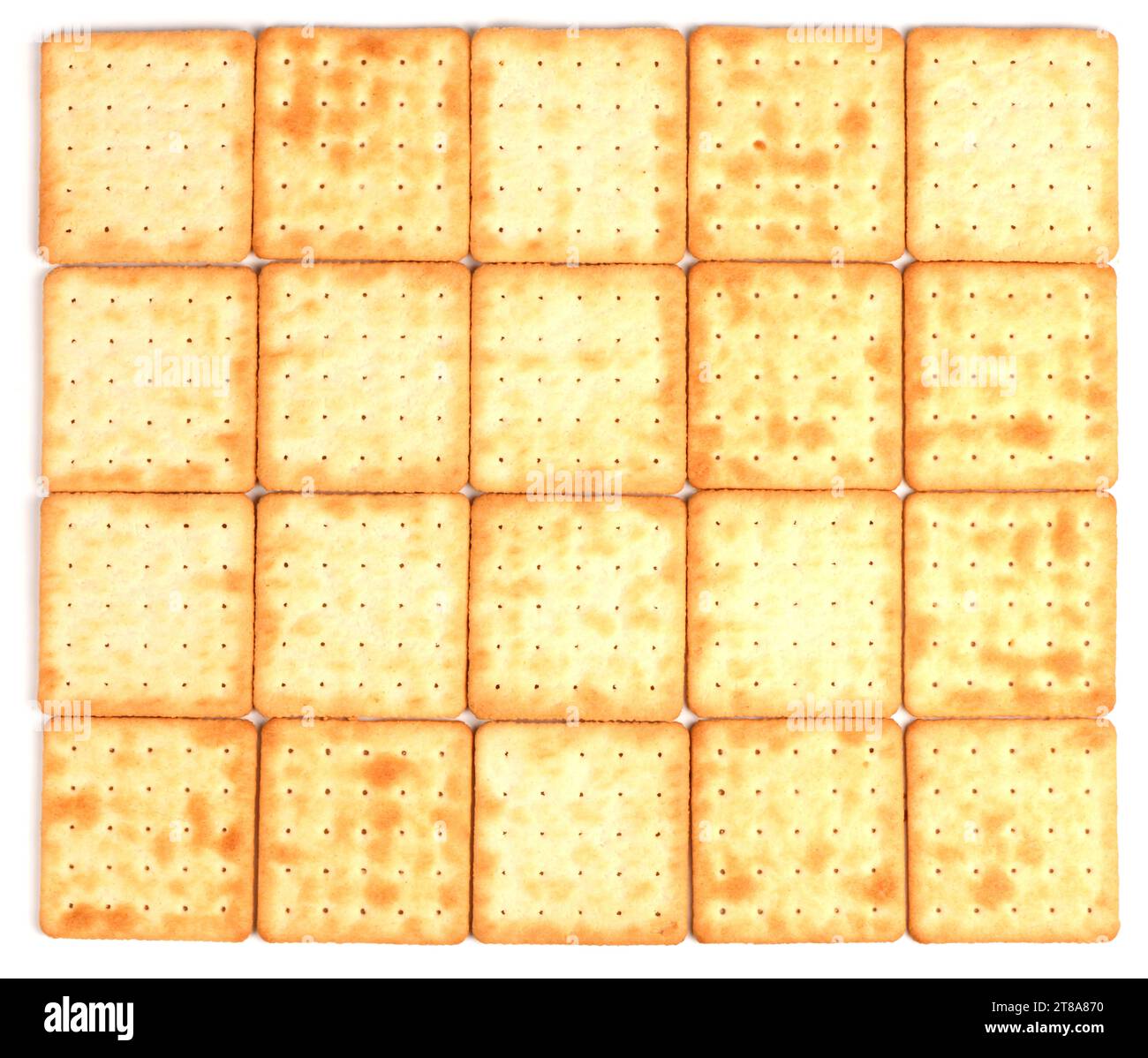 Square fhoto of square shortbread cookies isolated on white background ...