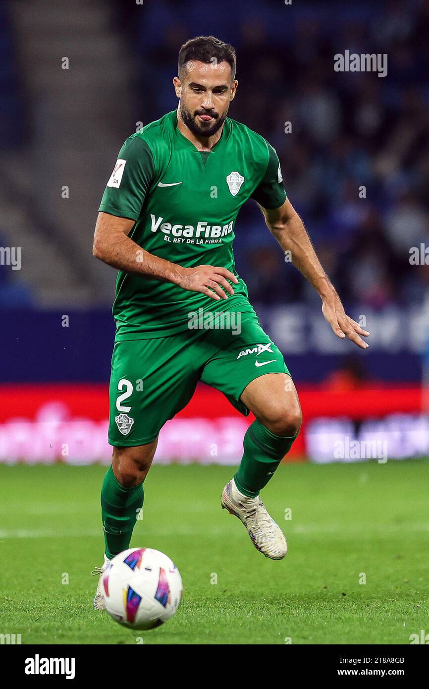 Barcelona, Spain. 18th Nov, 2023. Mario Gaspar (2) of Elche seen during ...