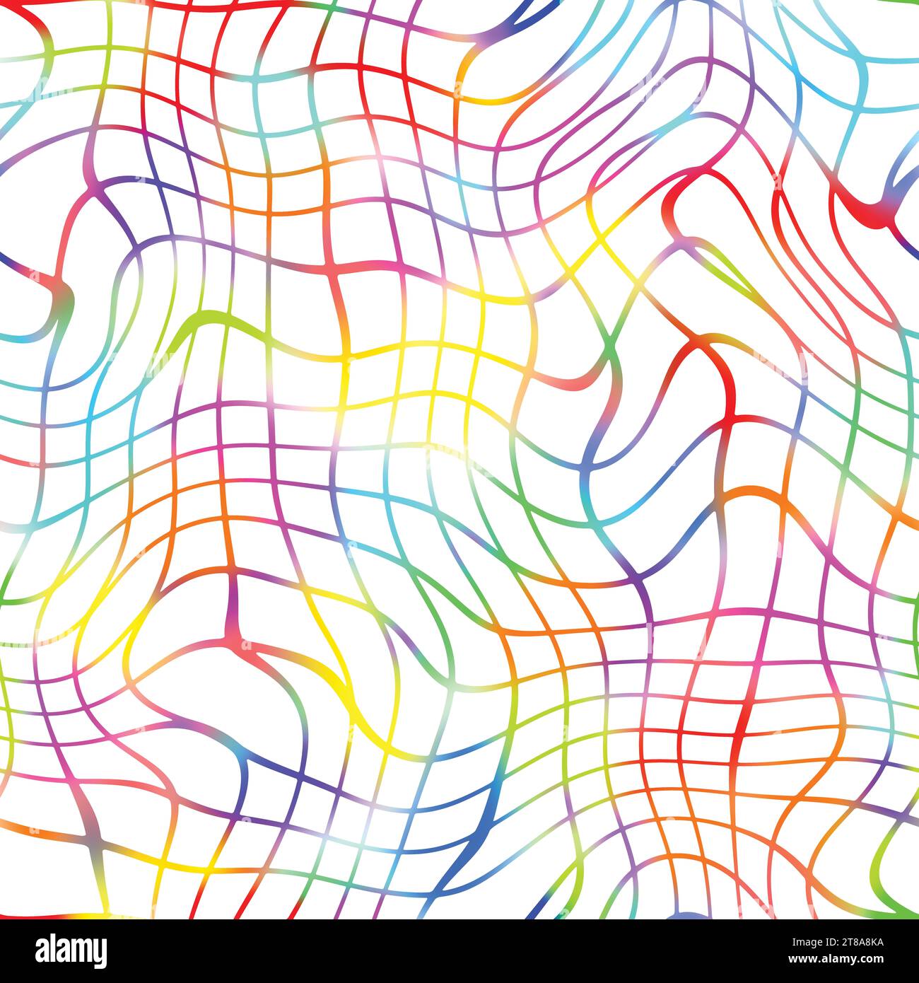 Delicate white chaotic square multicolored dots on black background ...