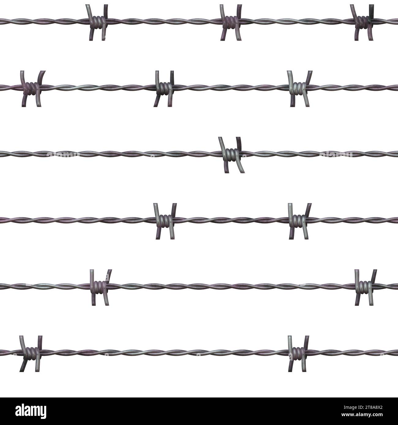 Seamless background barbed wires hi-res stock photography and images ...