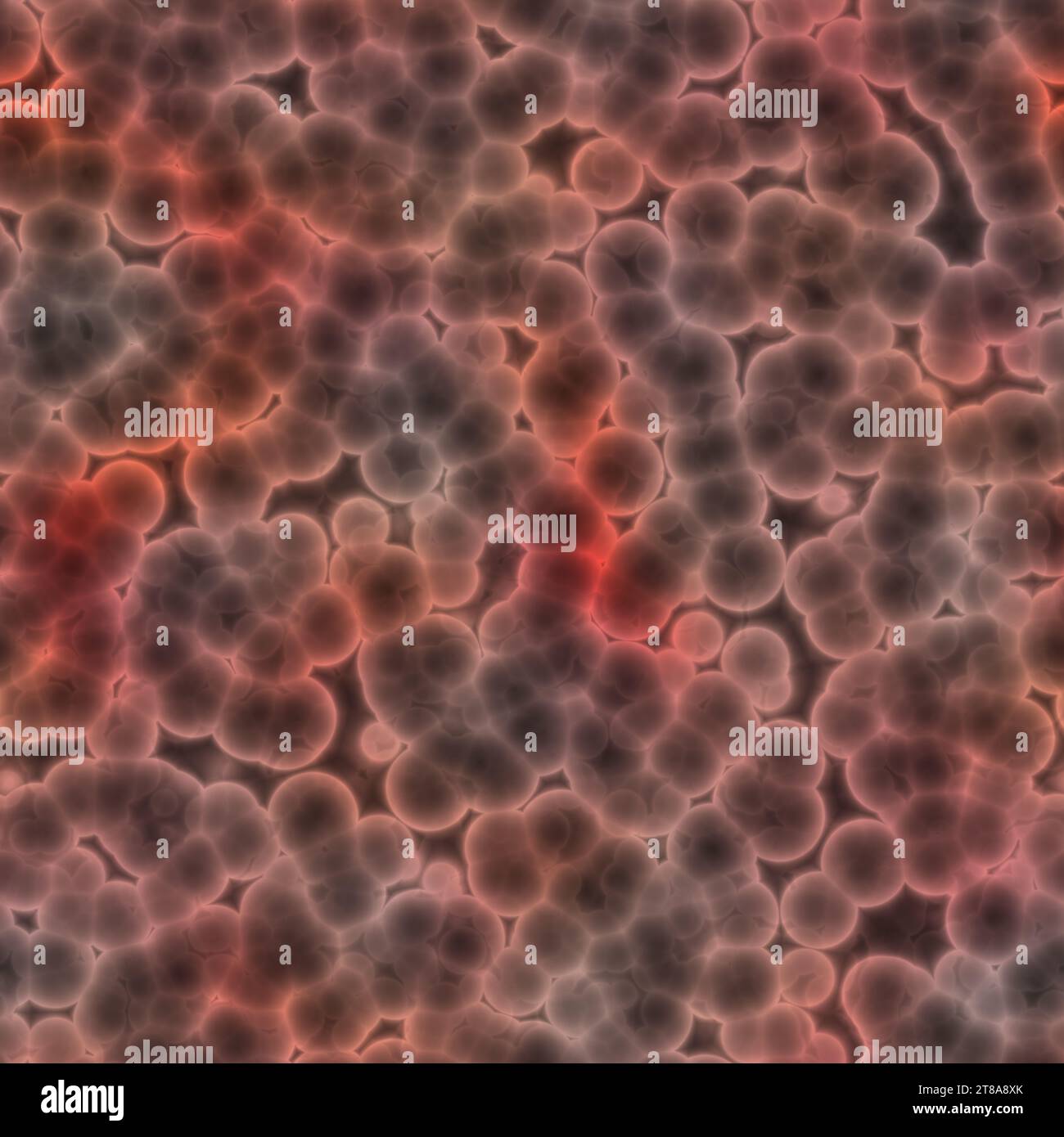 Seamless ilustration pattern of germs and bacteria. Beautiful abstract ...