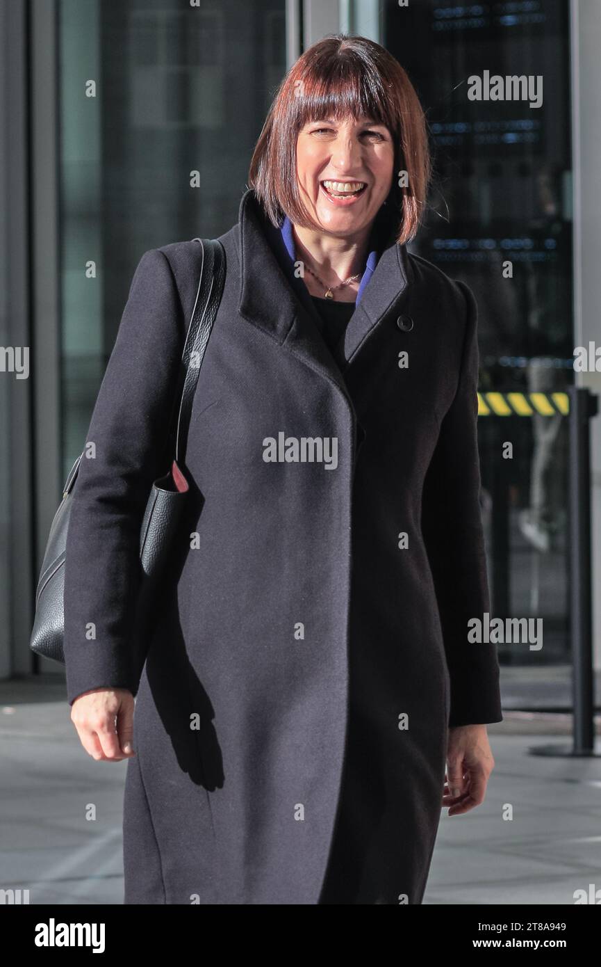 London, UK. 19th Nov, 2023. Rachel Reeves, Shadow Chancellor of the ...
