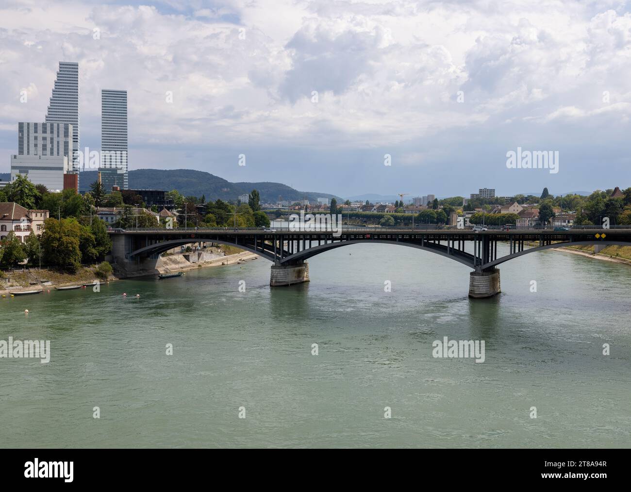 Switzerland basel bridge over rhine hi-res stock photography and images ...
