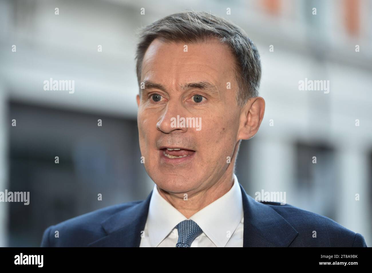 London, England, UK. 19th Nov, 2023. Chancellor JEREMY HUNT seen ...
