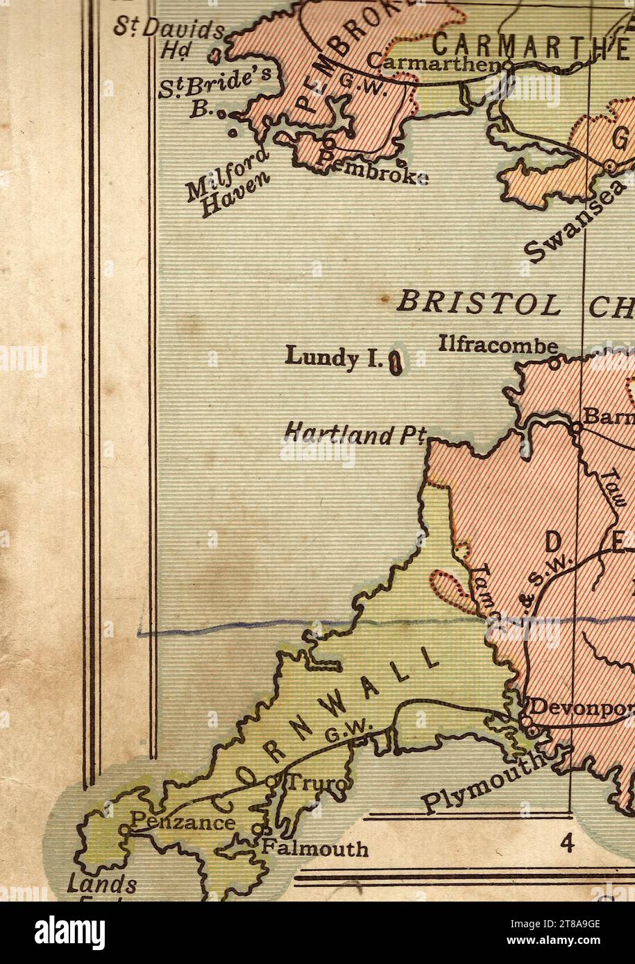 An antique political sepia coloured map of England and Wales showing ...