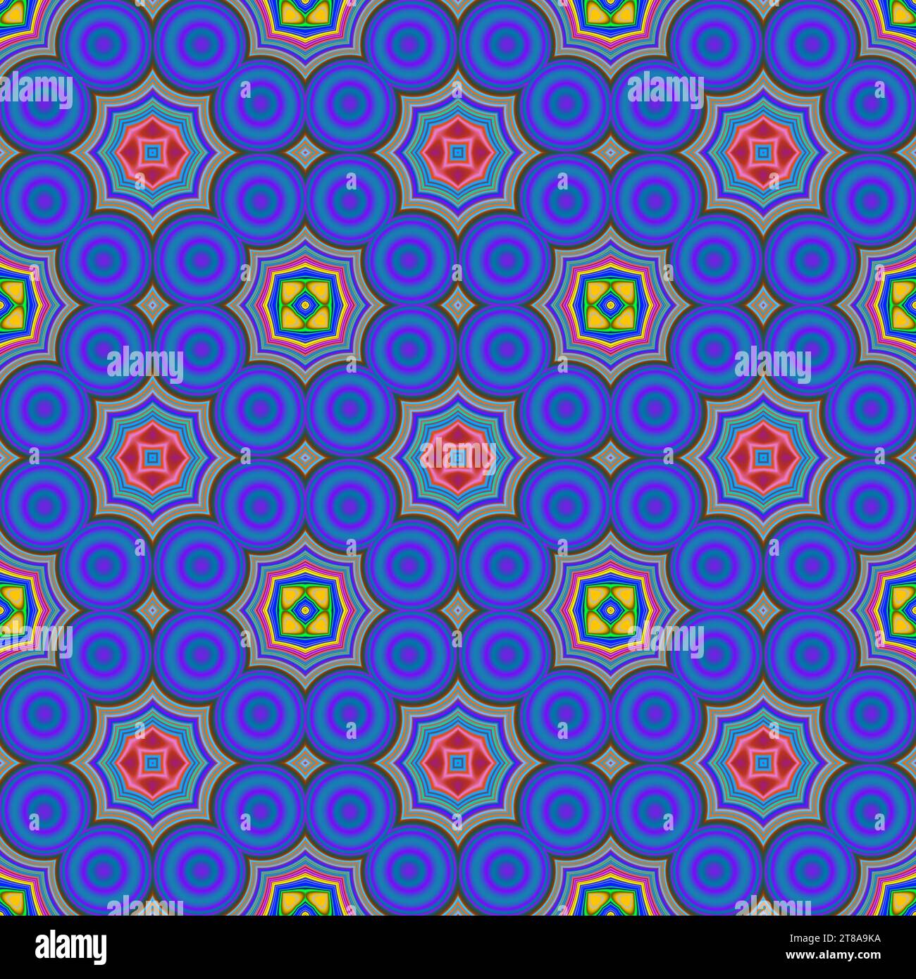 Abstract kaleidoscope background. Beautiful kaleidoscope seamless ...
