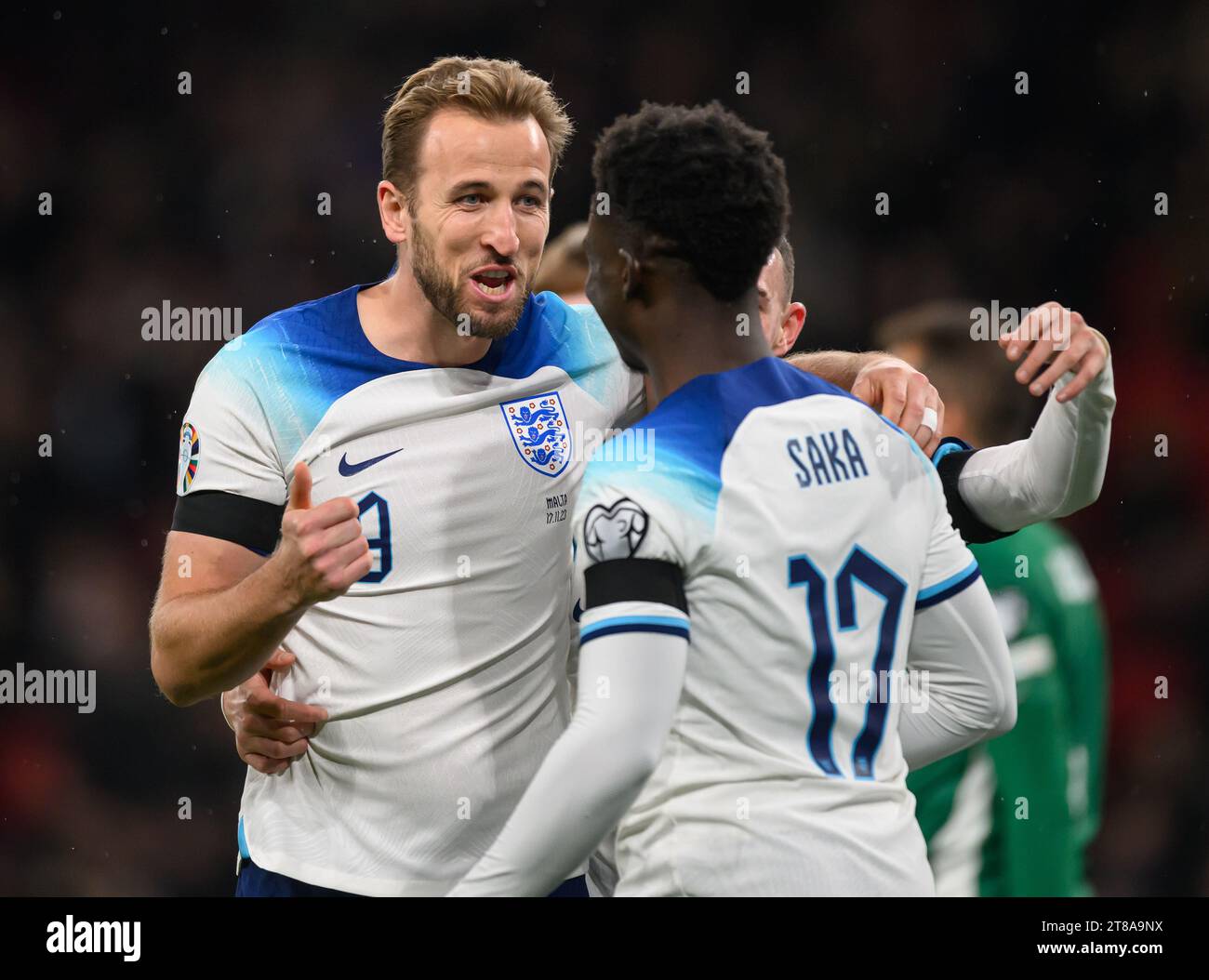 Wembley, London, UK. 17 Nov 2023 - England v Malta - Euro 2024 ...