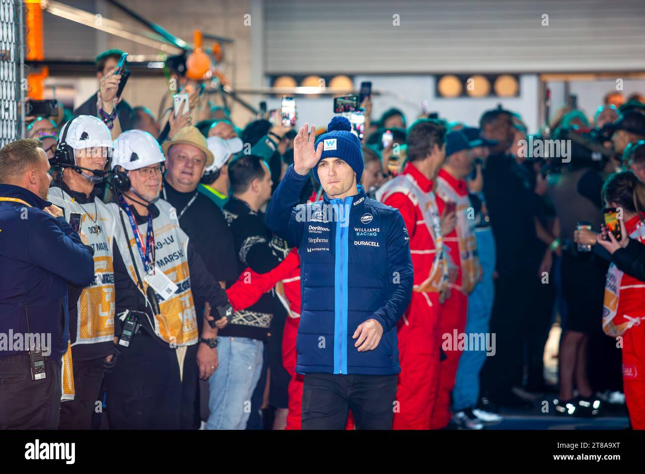 Las Vegas, USA. 18th Nov 2023. Logan Sargeant (USA) Williams Racing ...