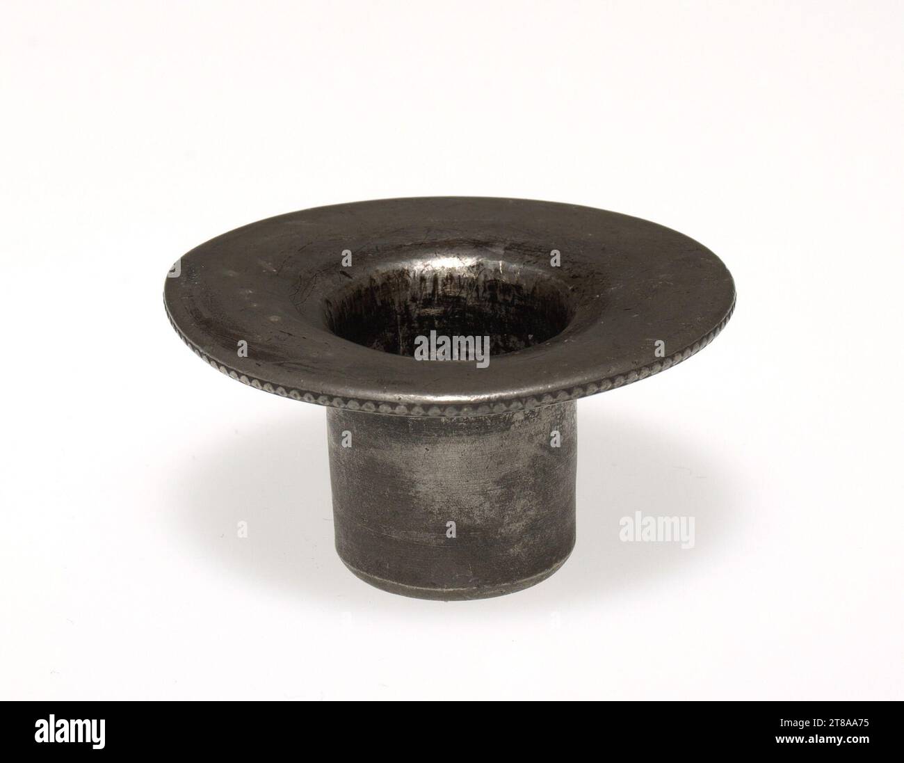 Pewter Bobeche, mid-1800s. America, Pennsylvania, Pittsburgh ?, mid ...