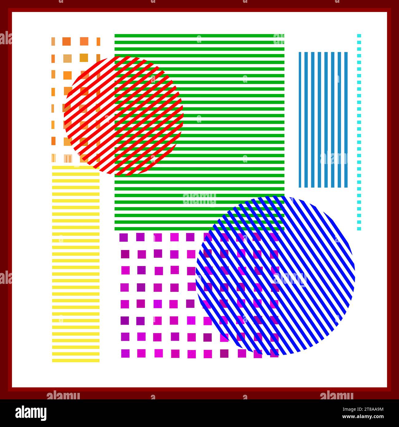 Abstract figures texture. Modern stylish abstract texture. Template for ...