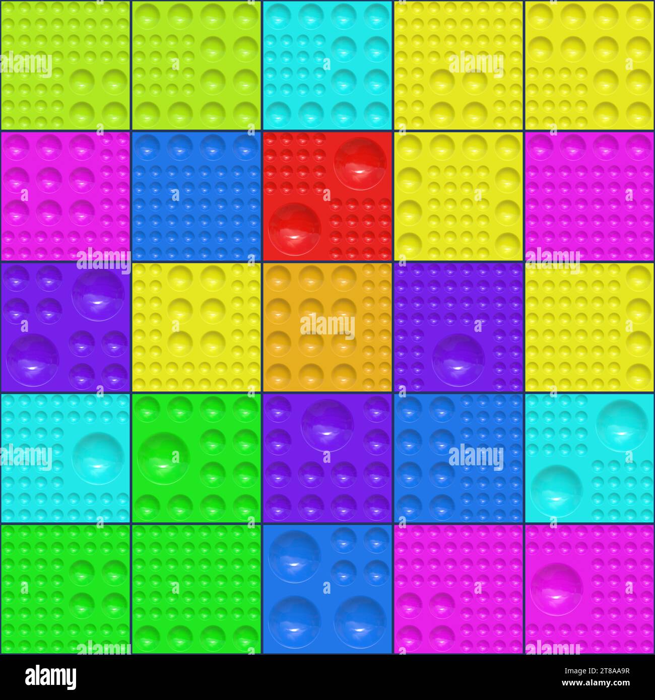 Seamless texture of Bubble Blocks. Fashion graphic background design ...